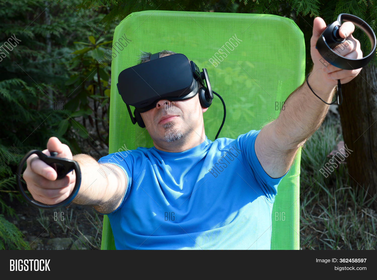 Man Using Virtual Image & Photo (Free Trial) | Bigstock