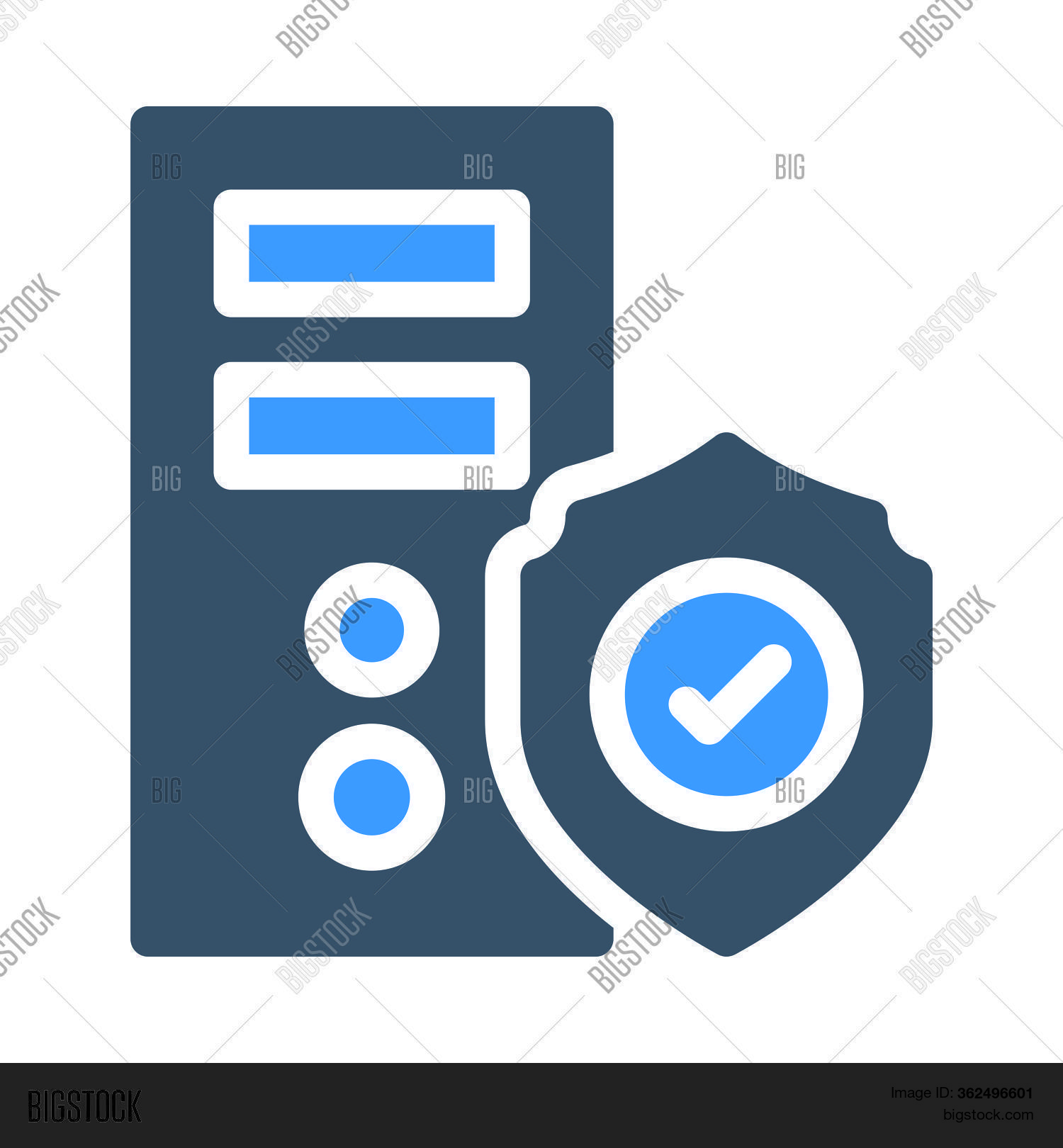 Pc Shield Icon Vector & Photo (Free Trial) | Bigstock