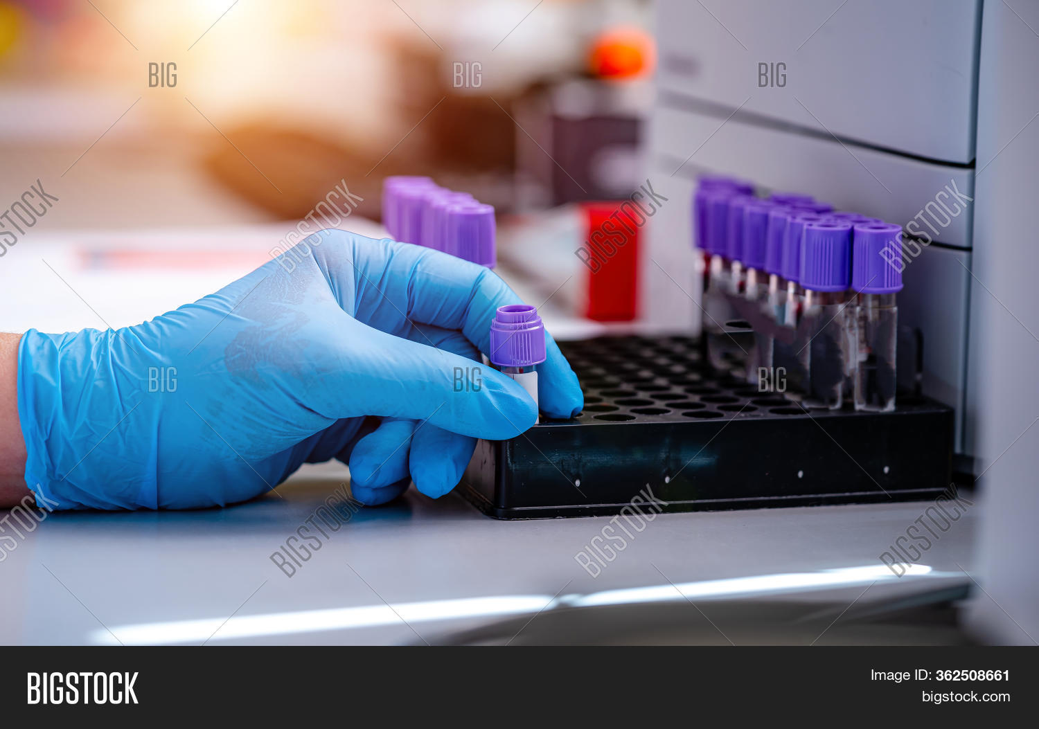 Rack Blood Tubes Test Image & Photo (Free Trial) | Bigstock