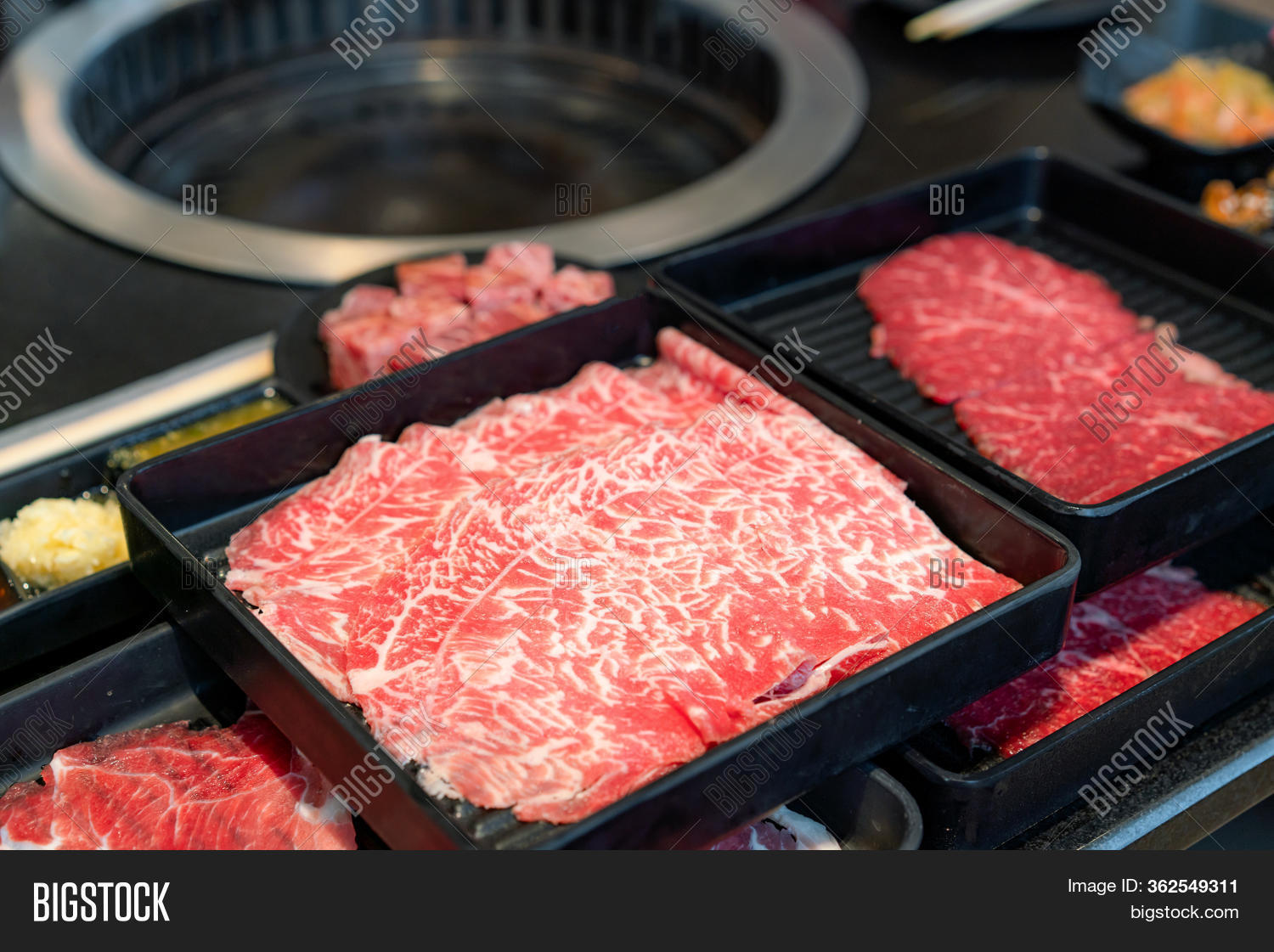 Plates Raw Meat Such Image & Photo (Free Trial) | Bigstock