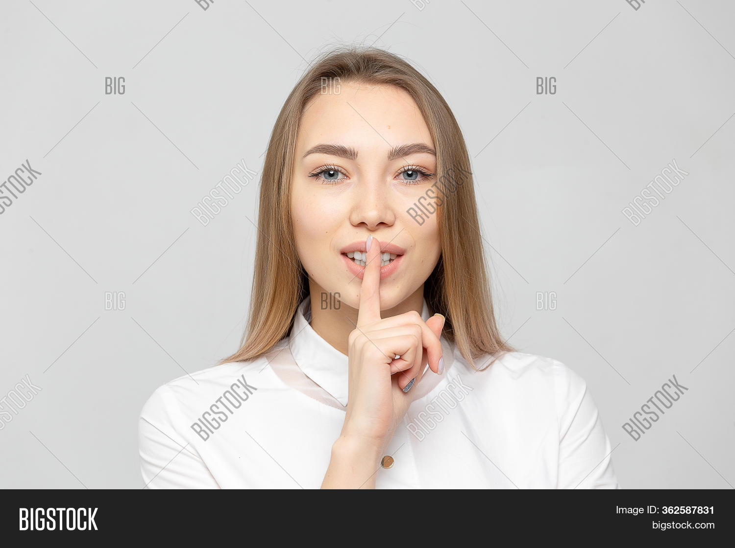 Shhhhh Beautiful Image & Photo (Free Trial) | Bigstock