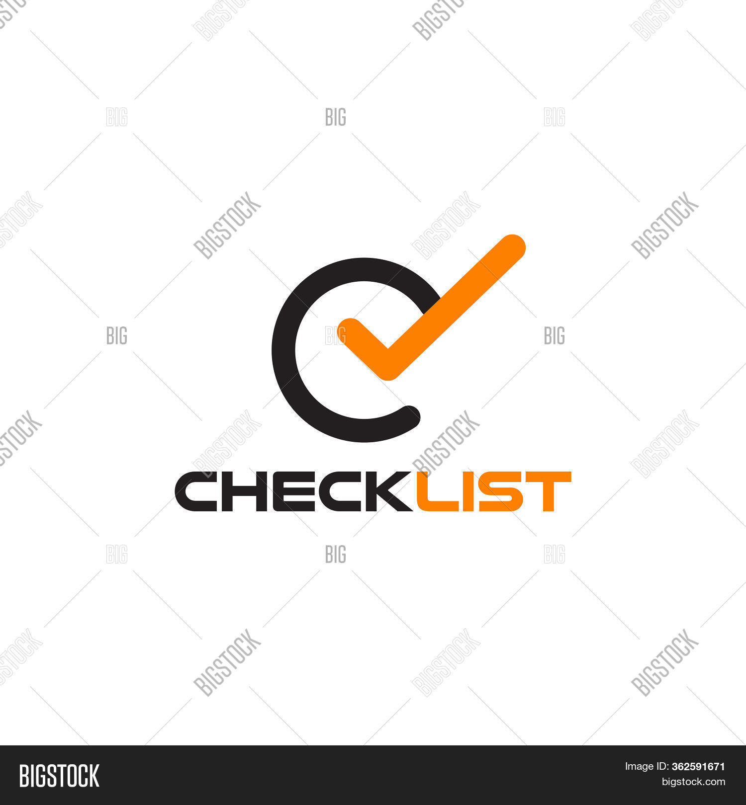 Check List Logo Design Image & Photo (Free Trial) | Bigstock