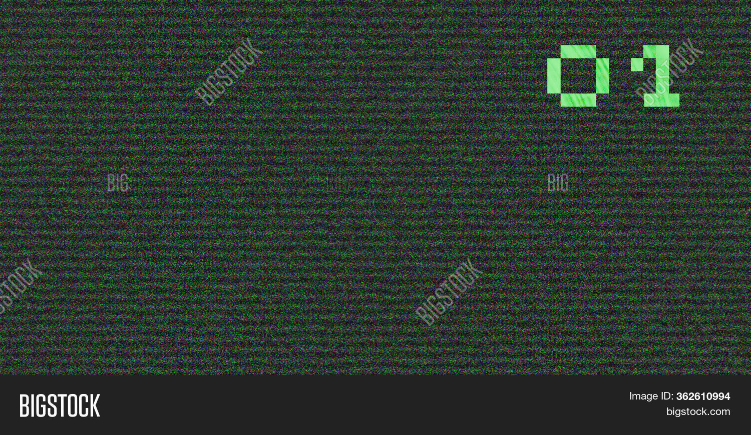 Green Tv Weak Signal Image & Photo (Free Trial) | Bigstock