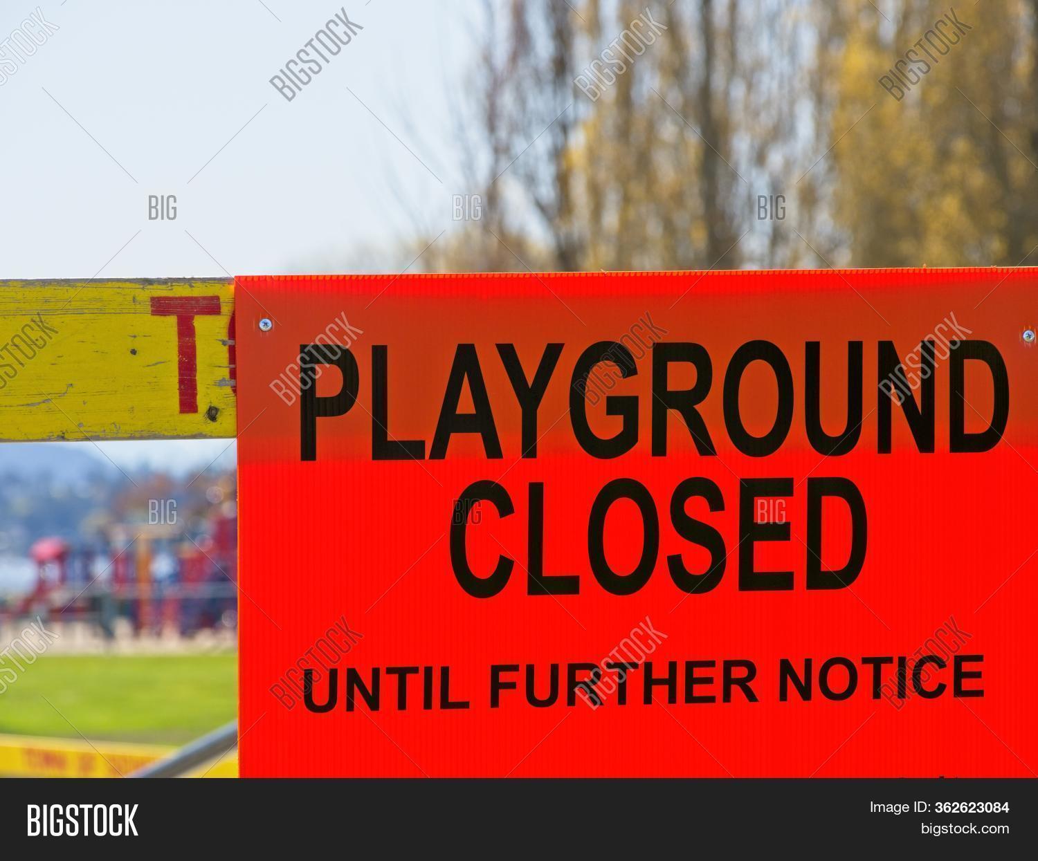Playground Closed Due Image & Photo (Free Trial) | Bigstock