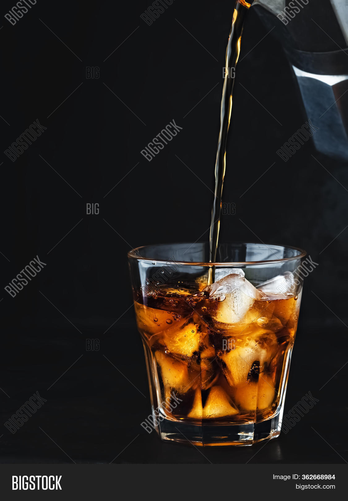 Iced Coffee Glass Ice Image & Photo (Free Trial) | Bigstock