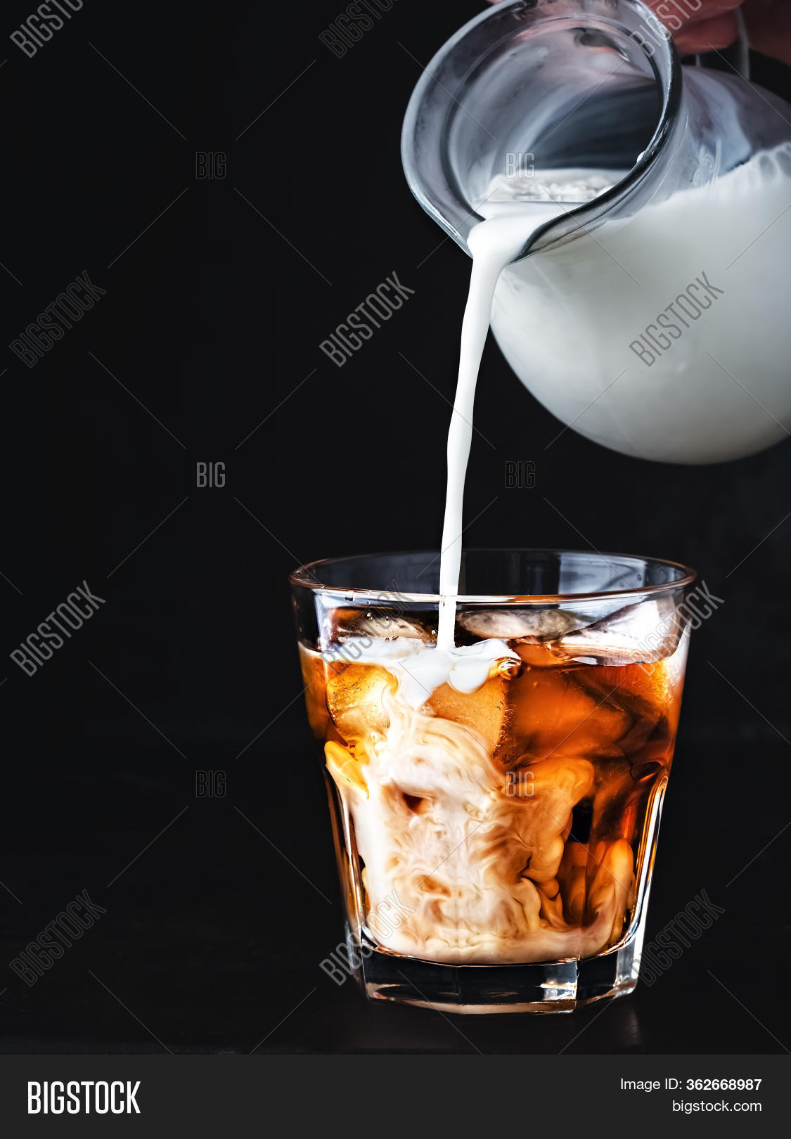 Iced Coffee Glass Ice Image & Photo (Free Trial) | Bigstock