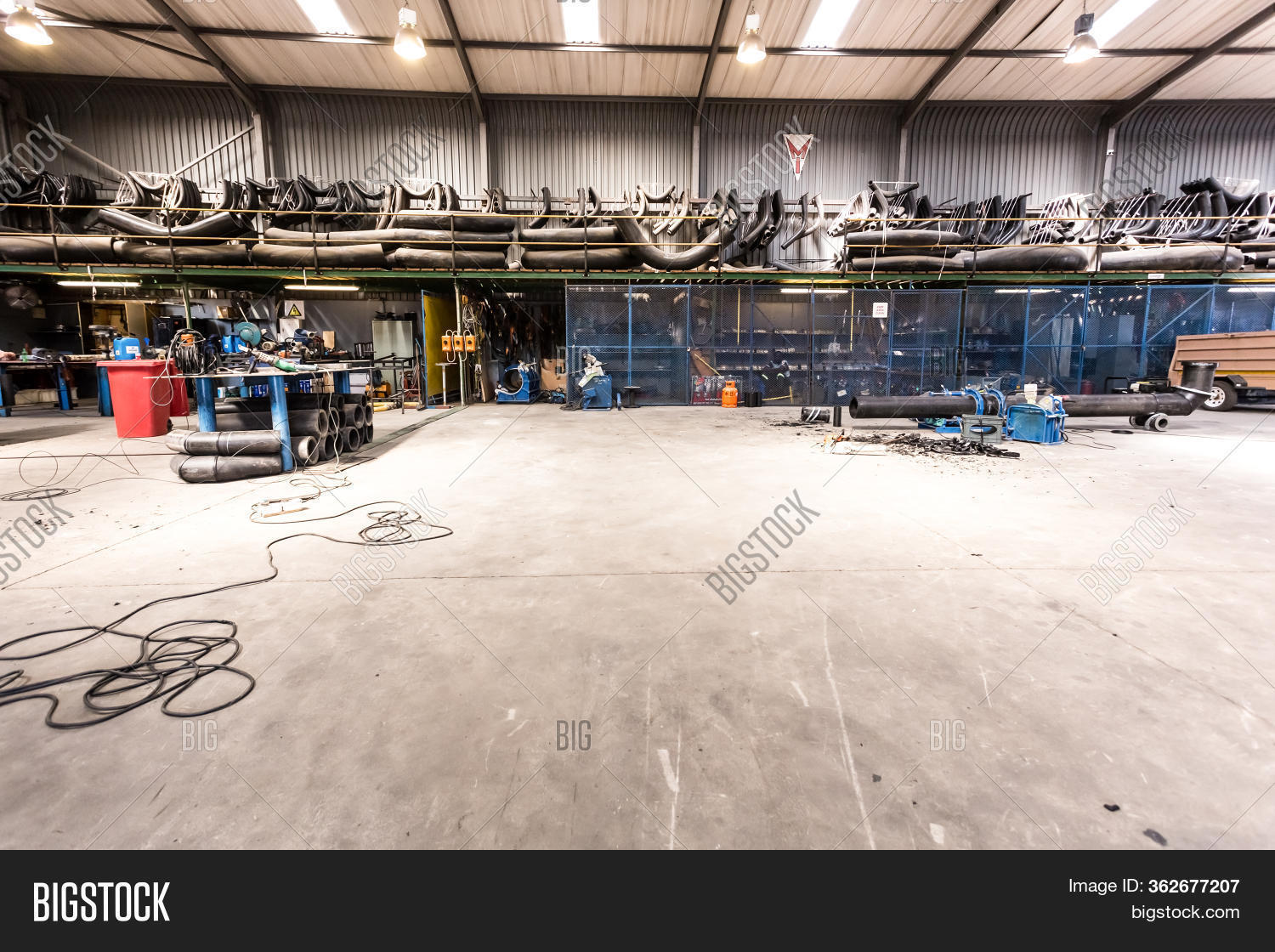 Empty Steel Pipe Image & Photo (Free Trial) | Bigstock