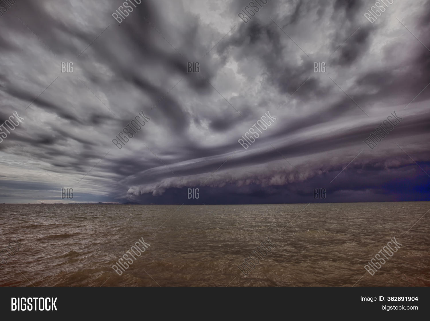 Cloudy Storm Sea Image & Photo (Free Trial) | Bigstock
