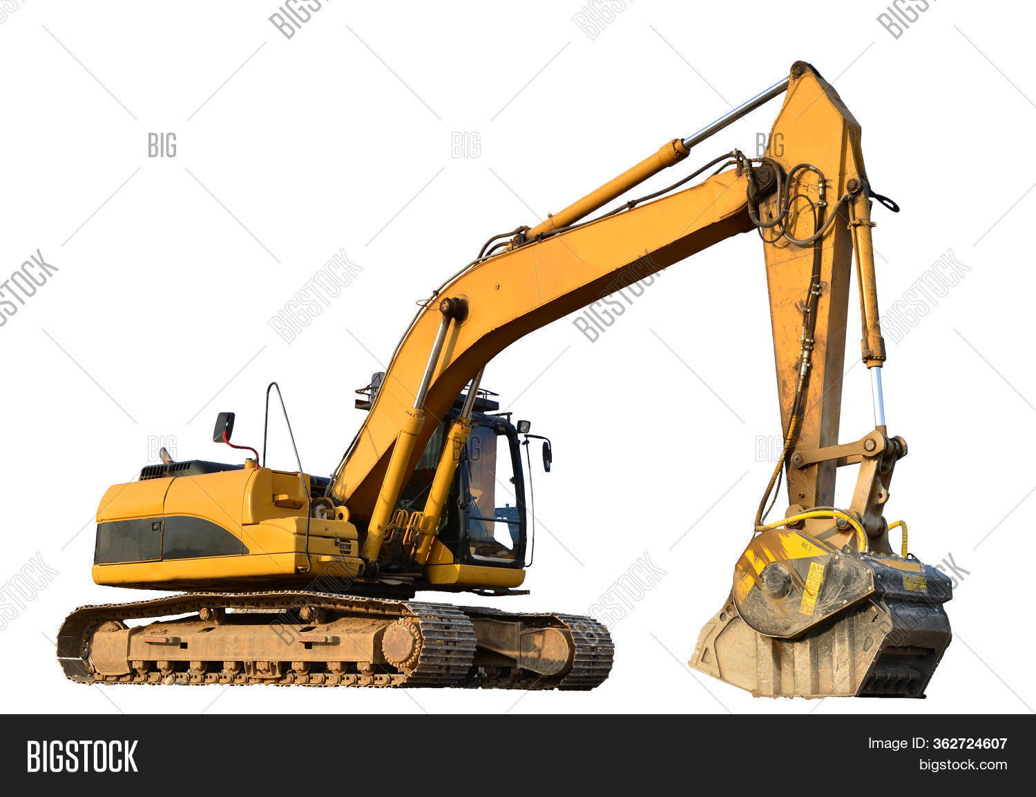 Excavator Crusher Image & Photo (Free Trial) | Bigstock