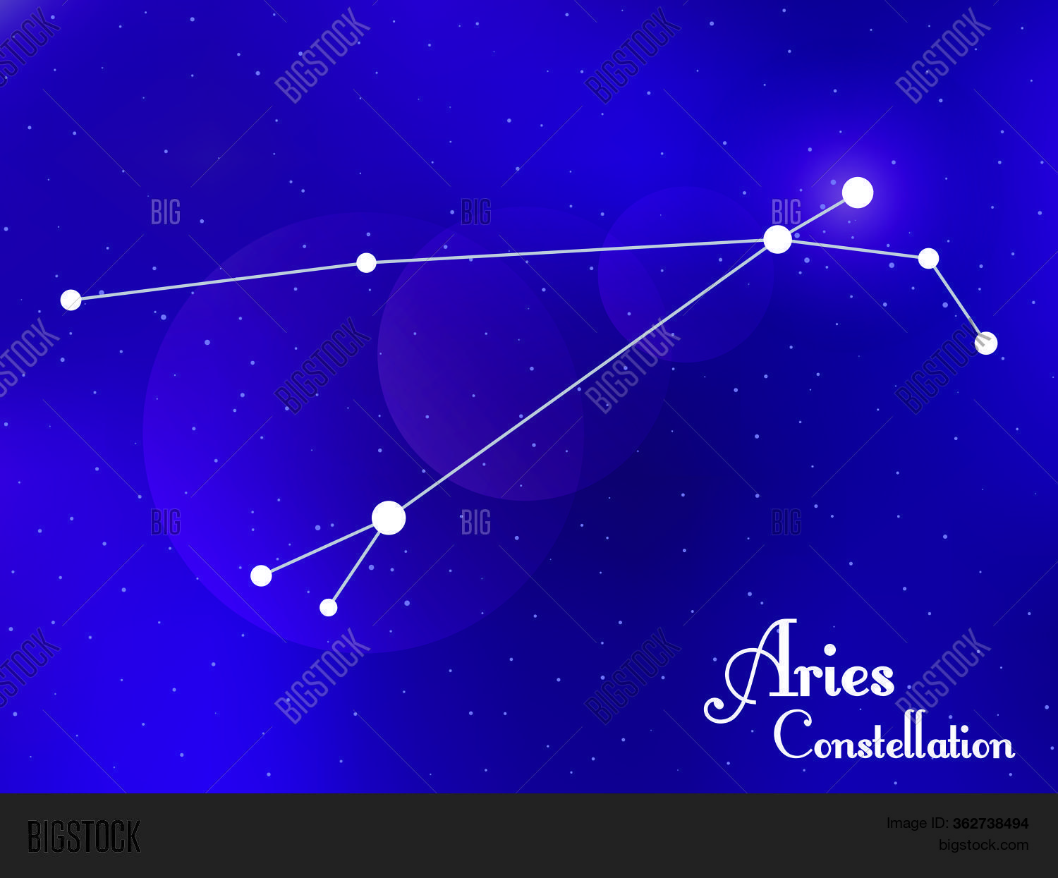 Aries Constellation. Vector & Photo (Free Trial) | Bigstock