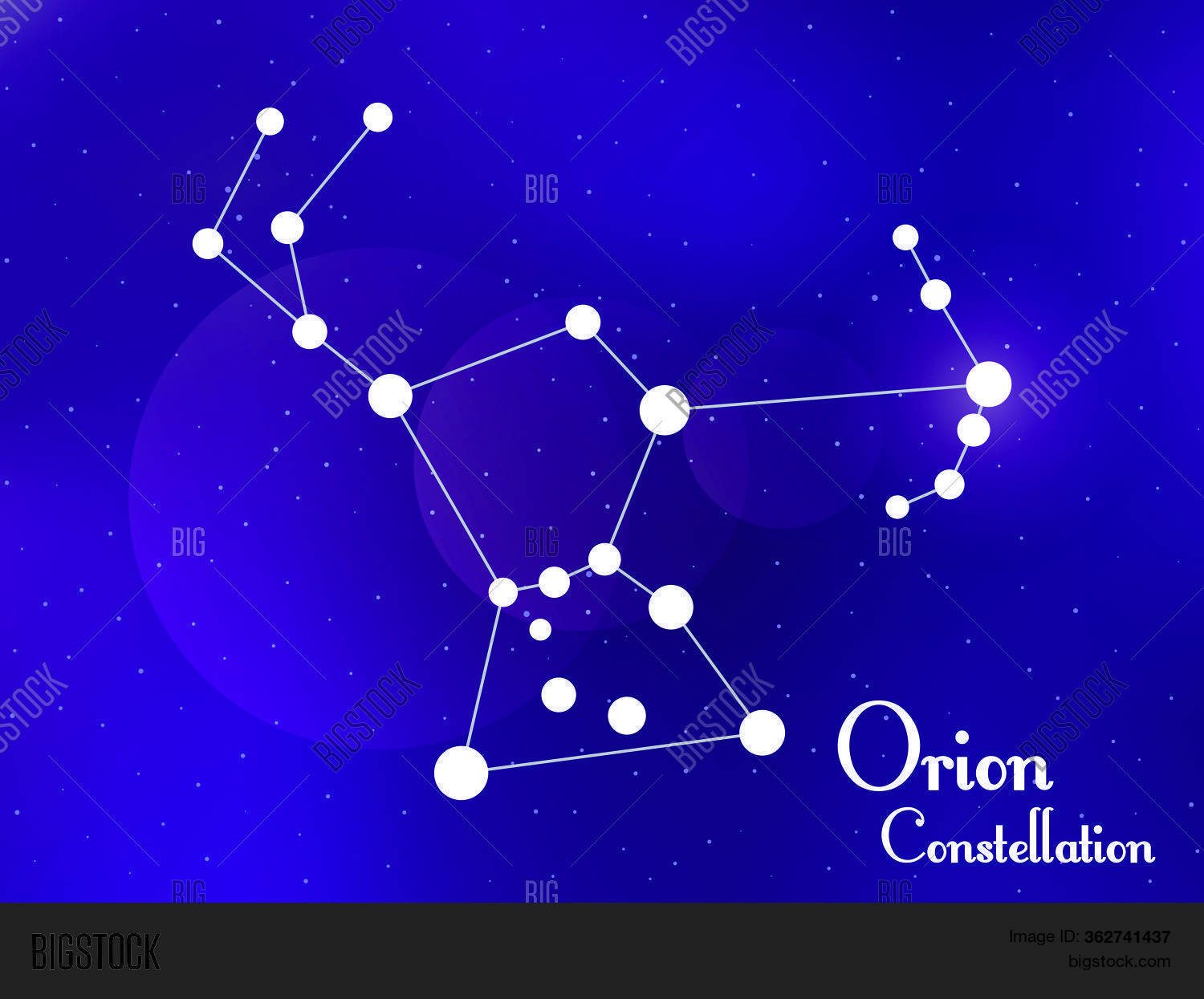 Orion Constellation. Vector & Photo (Free Trial) | Bigstock