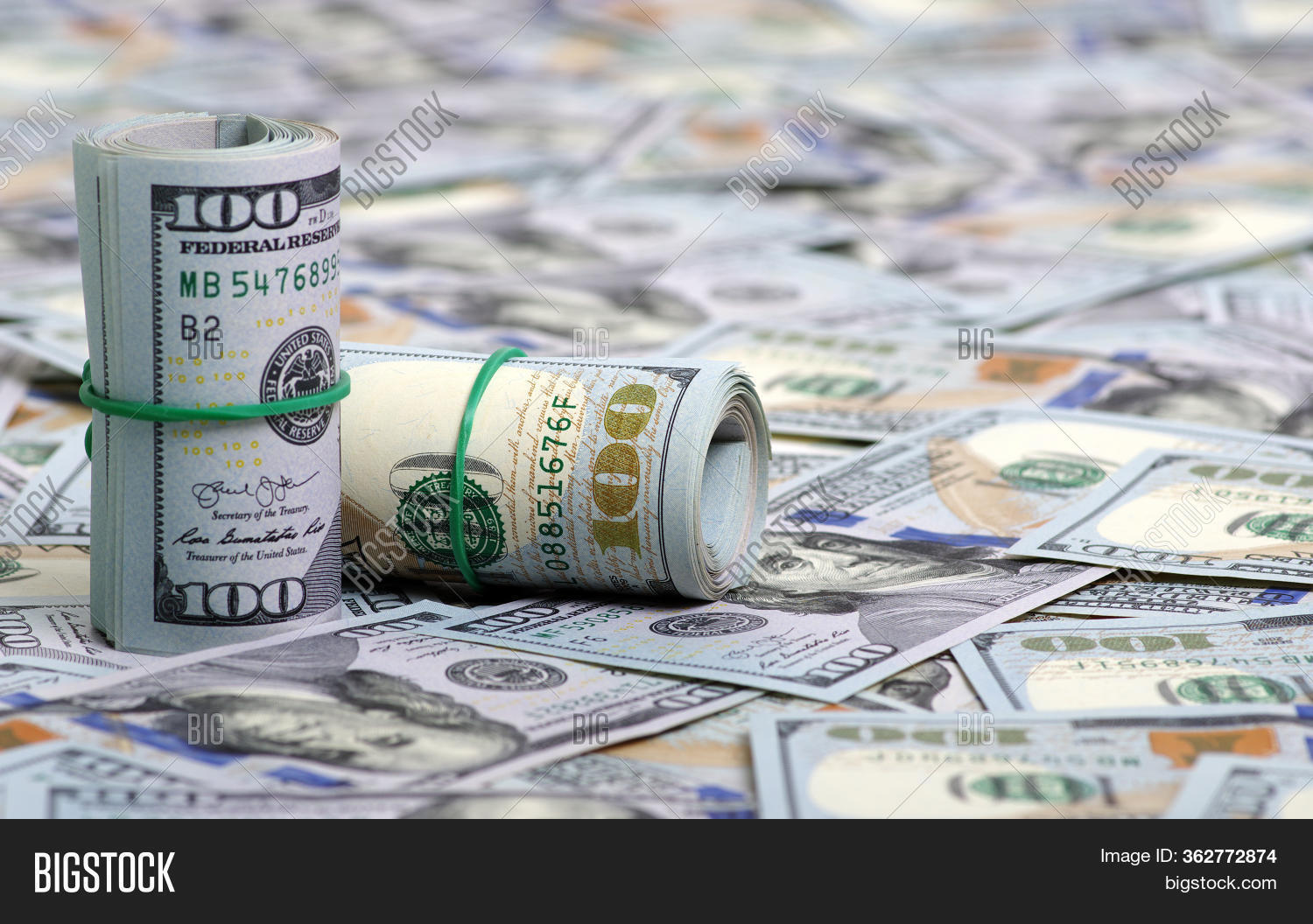 Bunch Hundred Dollar Image & Photo (Free Trial) | Bigstock