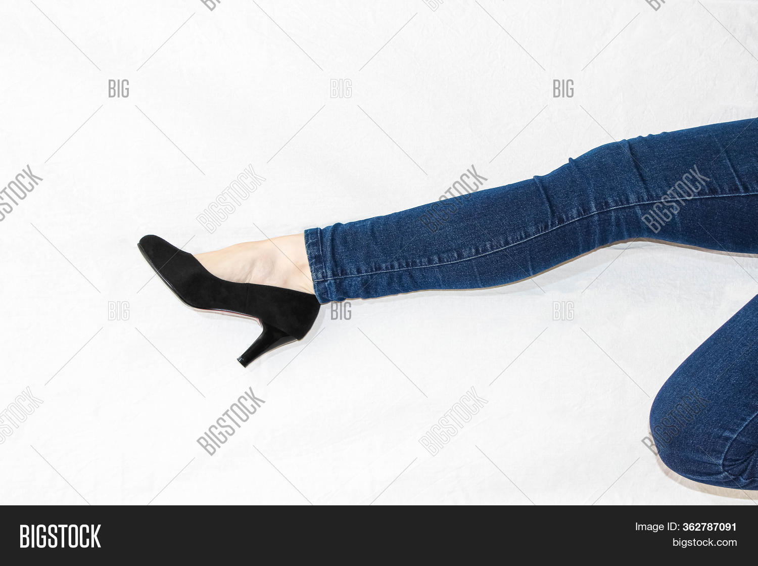 One Female Leg On Image & Photo (Free Trial) | Bigstock
