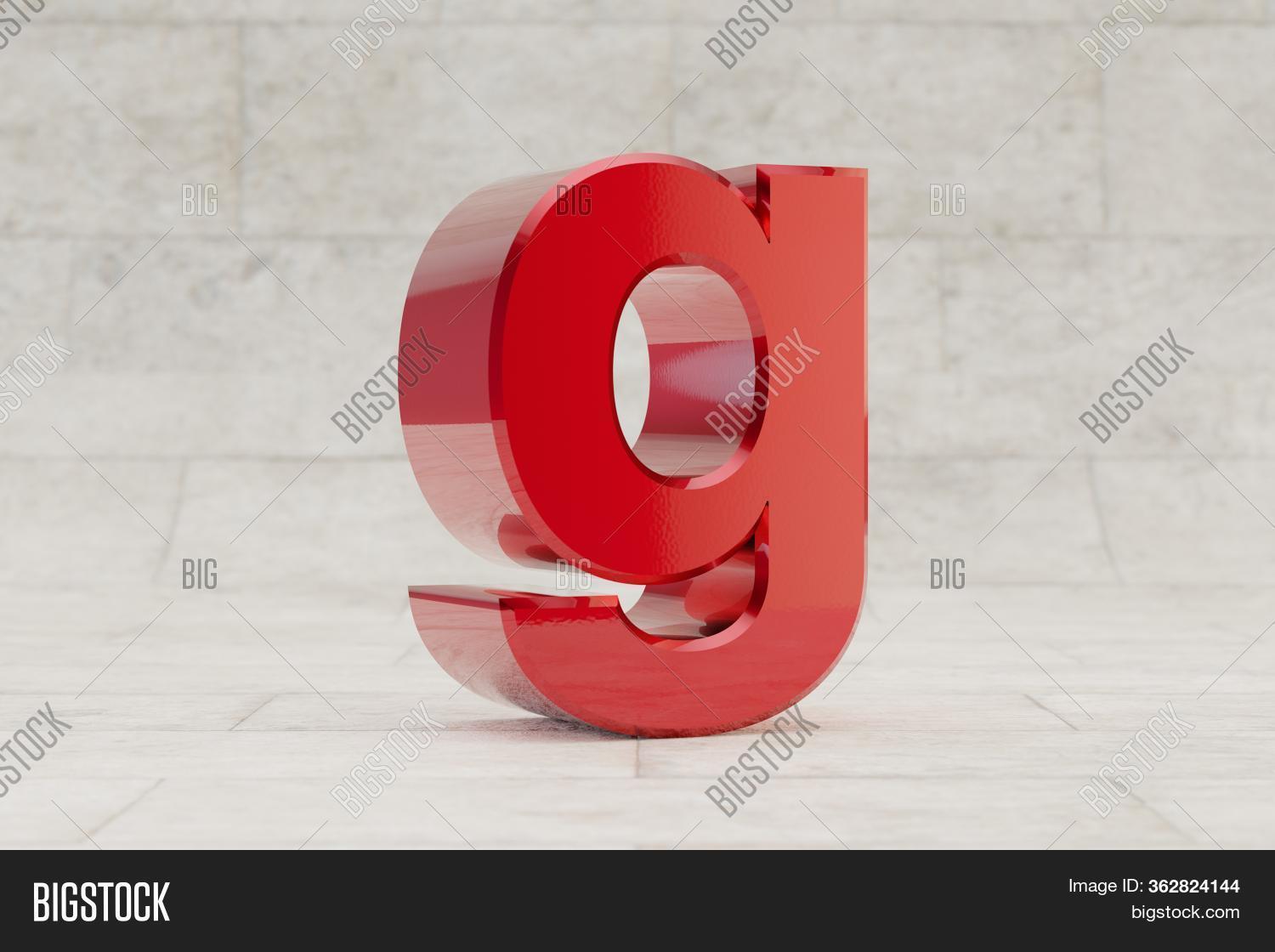 Red 3d Letter G Image & Photo (Free Trial) | Bigstock