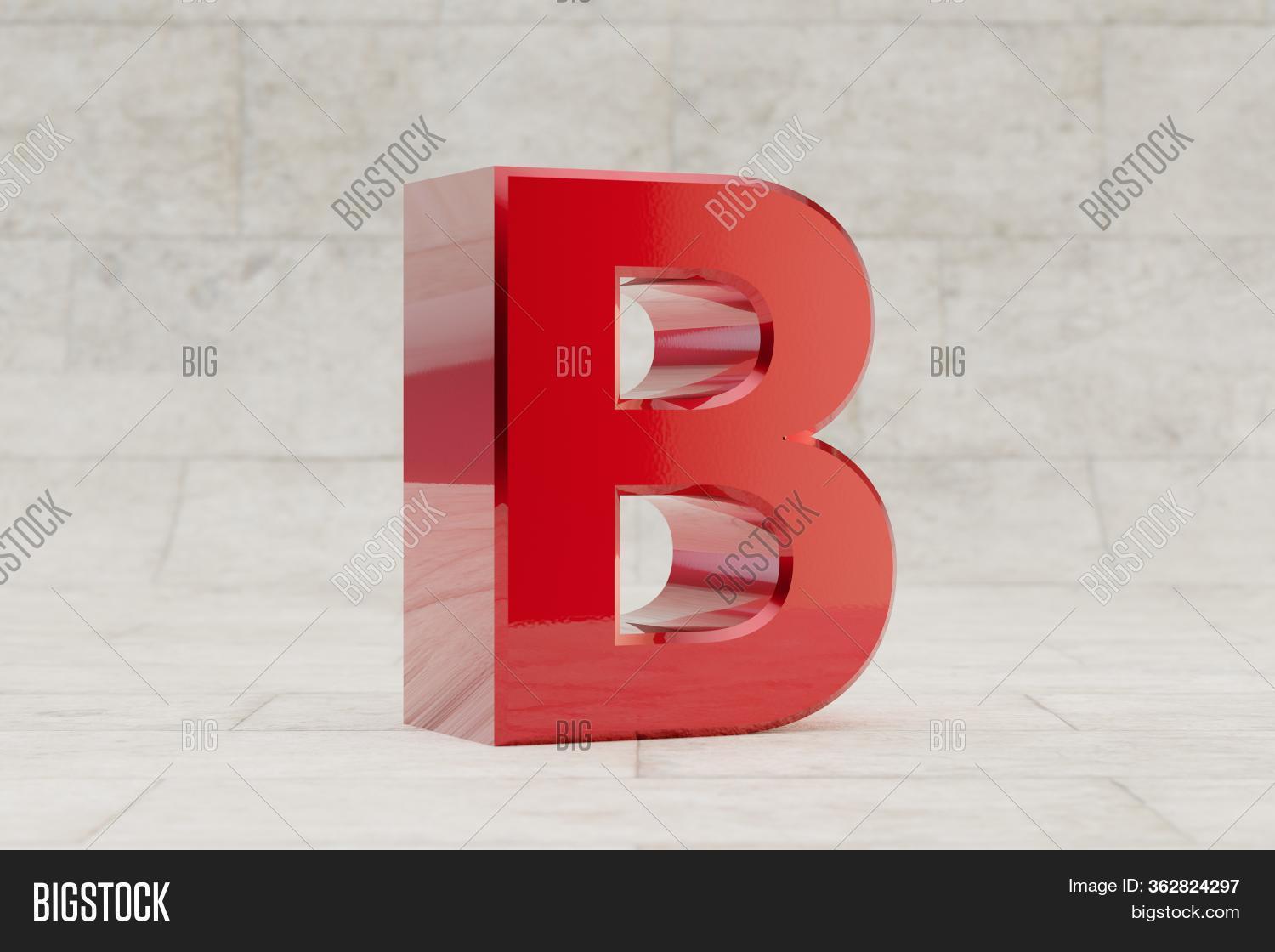 Red 3d Letter B Image & Photo (Free Trial) | Bigstock