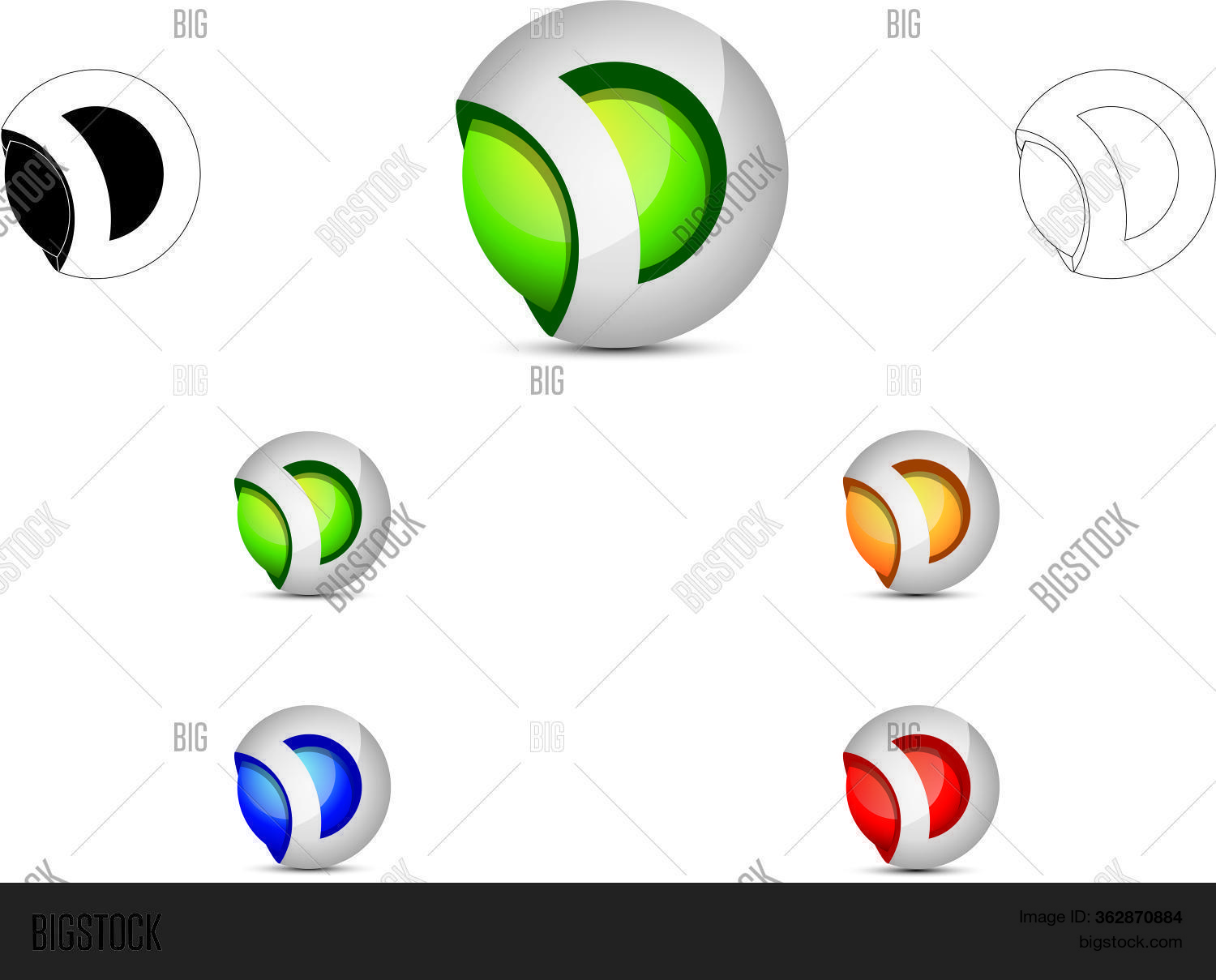 Alphabet D Logo Vector & Photo (Free Trial) | Bigstock