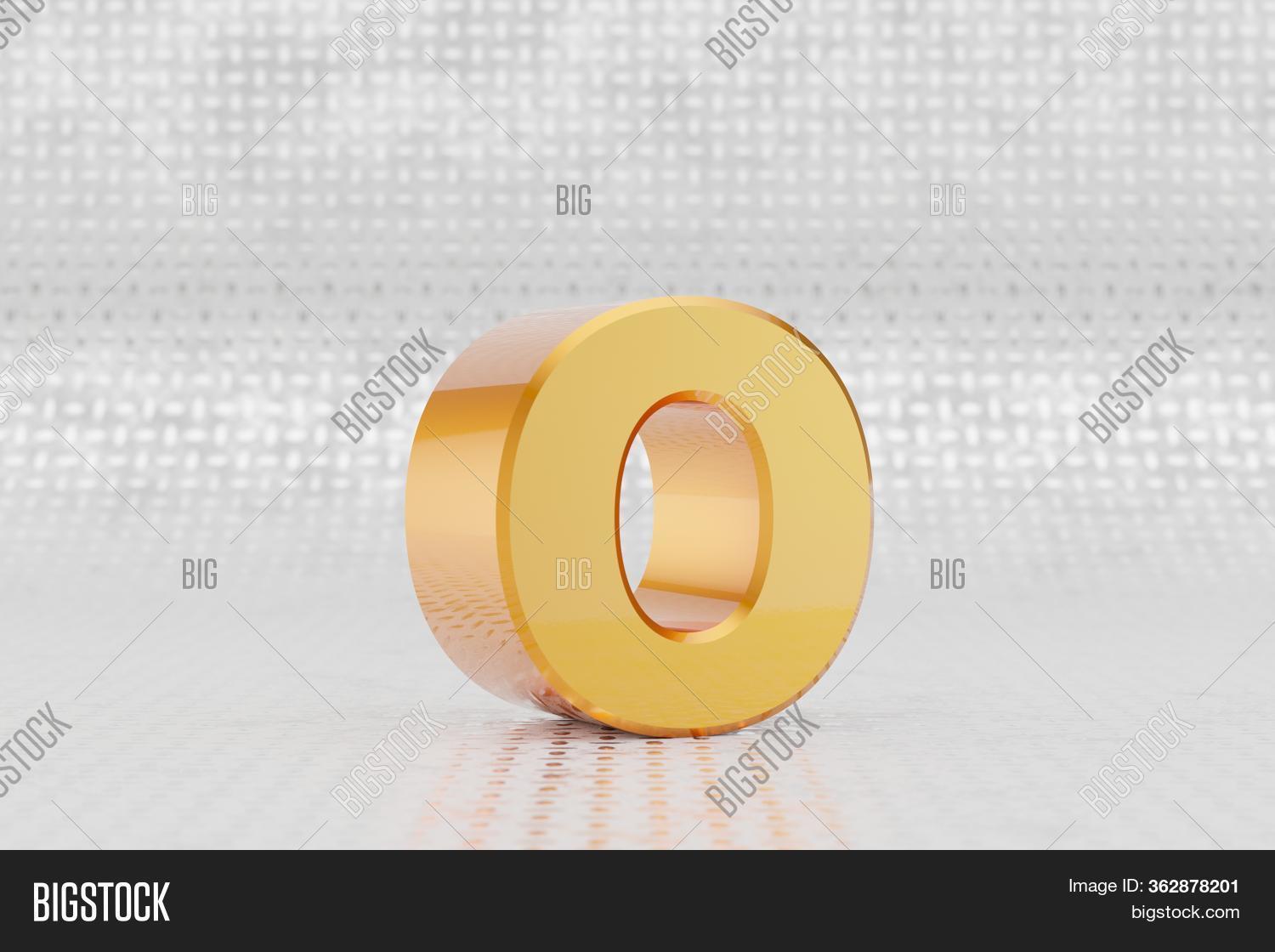 Yellow 3d Letter O Image & Photo (Free Trial) | Bigstock