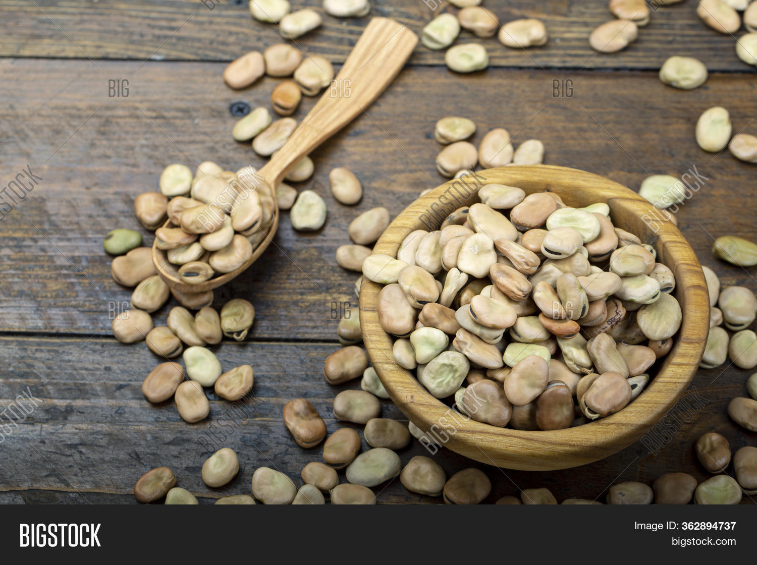 Dry Beans Wooden Plate Image & Photo (Free Trial) | Bigstock