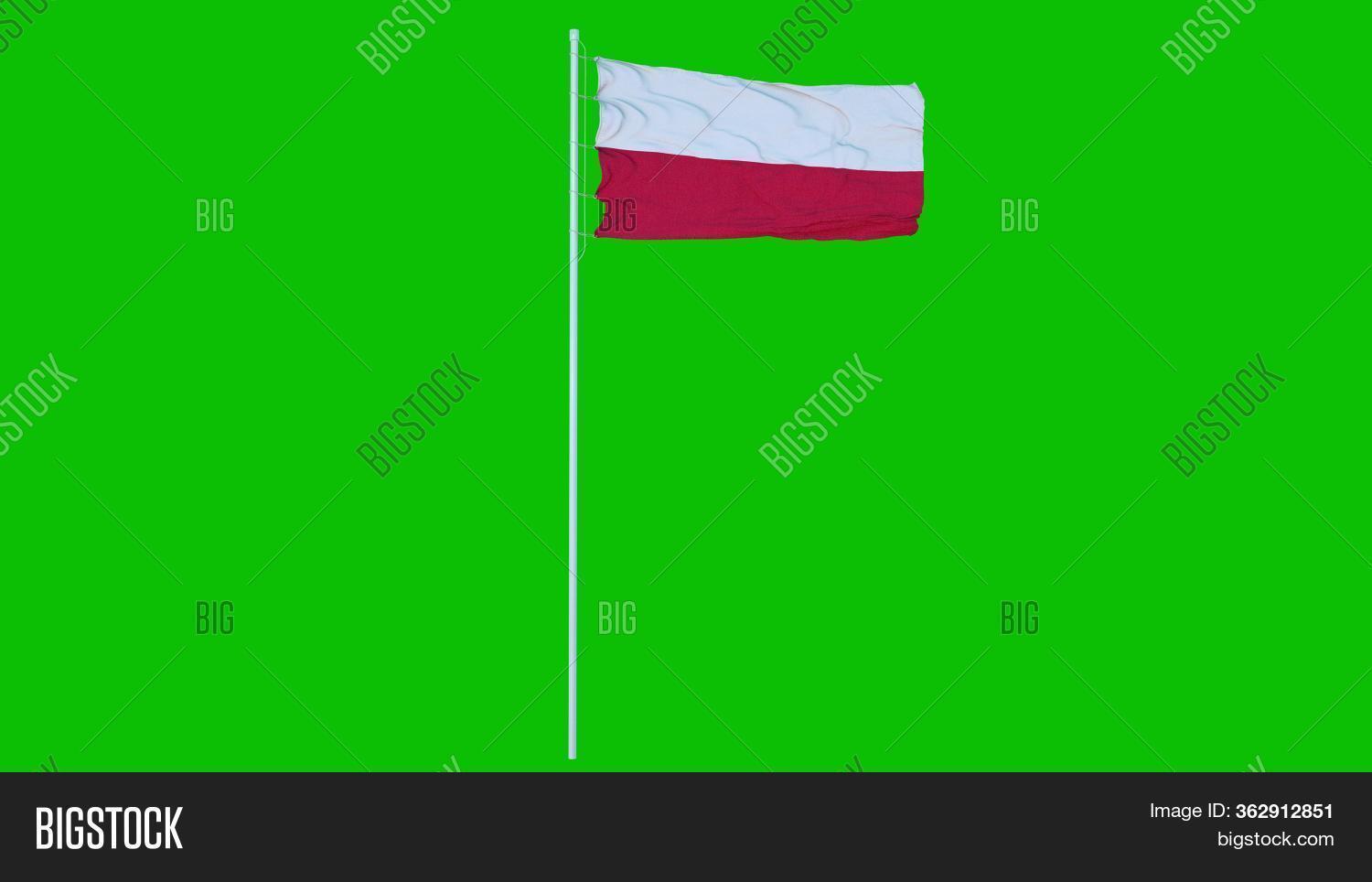 Poland Flag Waving On Image & Photo (Free Trial) | Bigstock