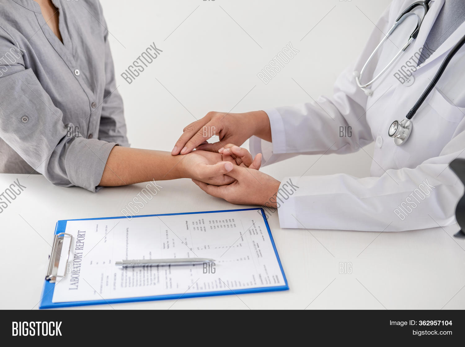 Doctor Examines Image & Photo (Free Trial) | Bigstock