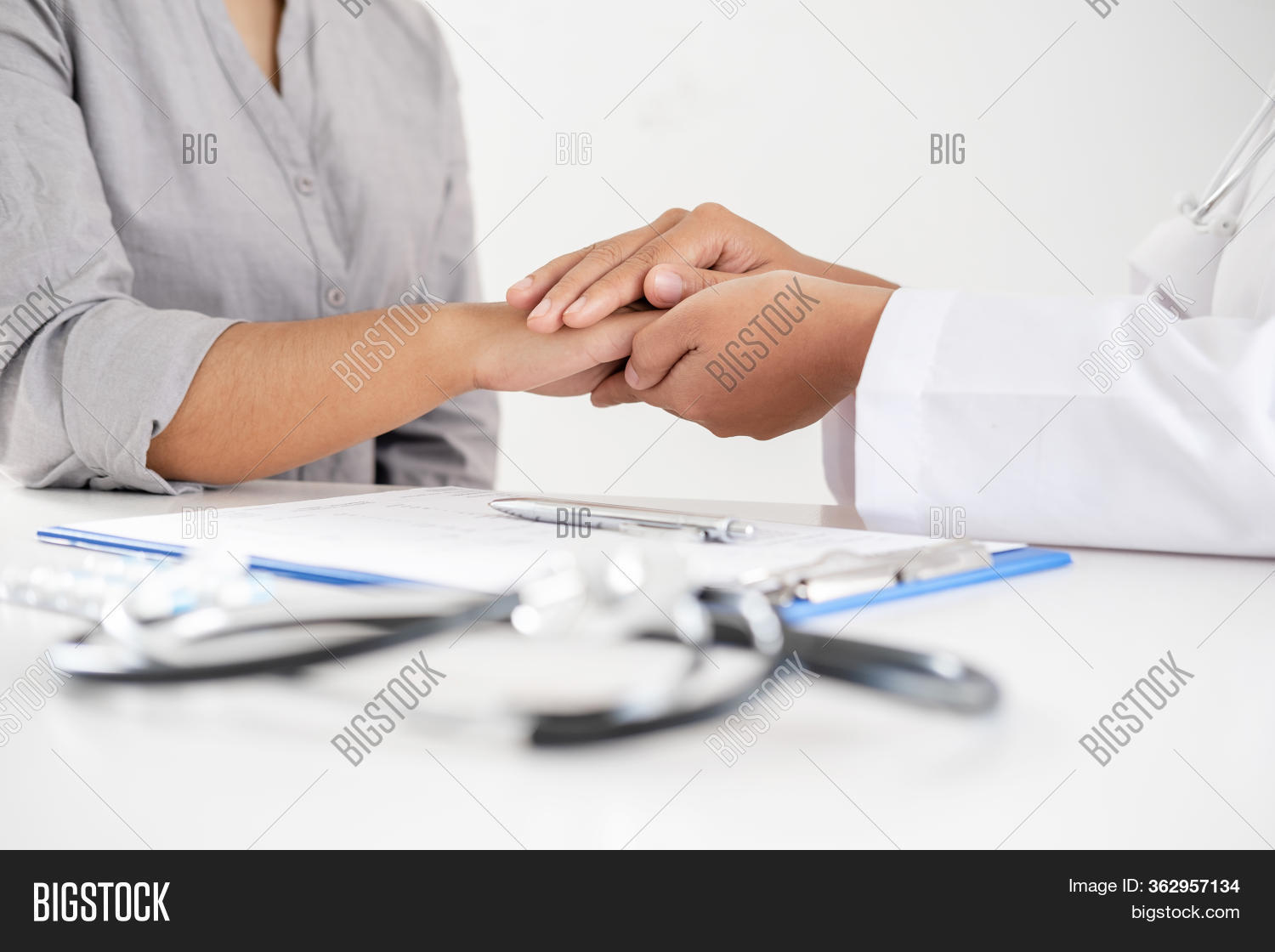 Doctor Holding Hands Image & Photo (Free Trial) | Bigstock