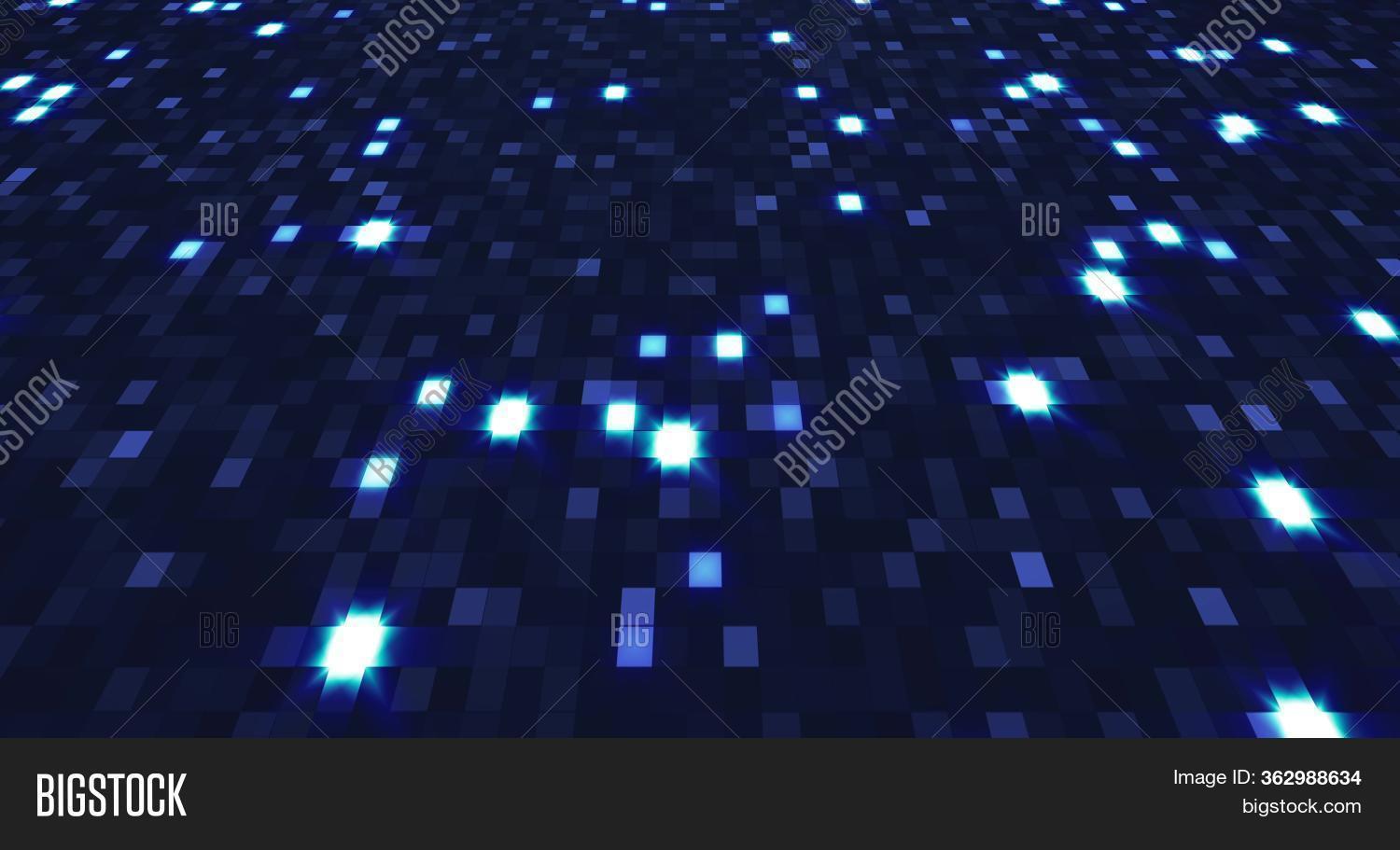 Blue Neon Technology Image & Photo (Free Trial) | Bigstock