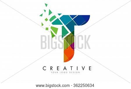 Letter T Design Vector & Photo (Free Trial) | Bigstock