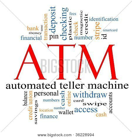 Atm Word Cloud Concept Image & Photo (Free Trial) | Bigstock