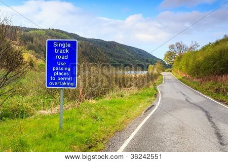 Single Track Road Image & Photo (Free Trial) | Bigstock