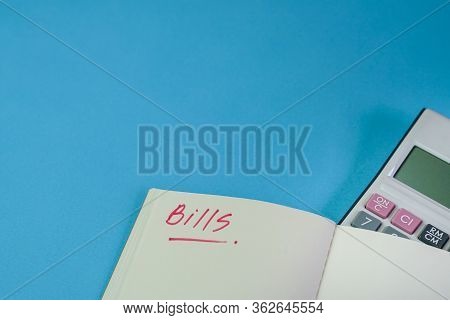 Bills. Notepad Image & Photo (Free Trial) | Bigstock