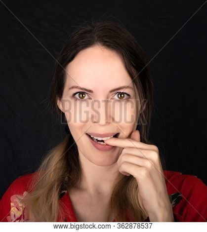 Emotion. Closed Woman Image & Photo (Free Trial) | Bigstock