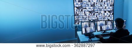 Man Monitoring Cctv Image & Photo (Free Trial) | Bigstock