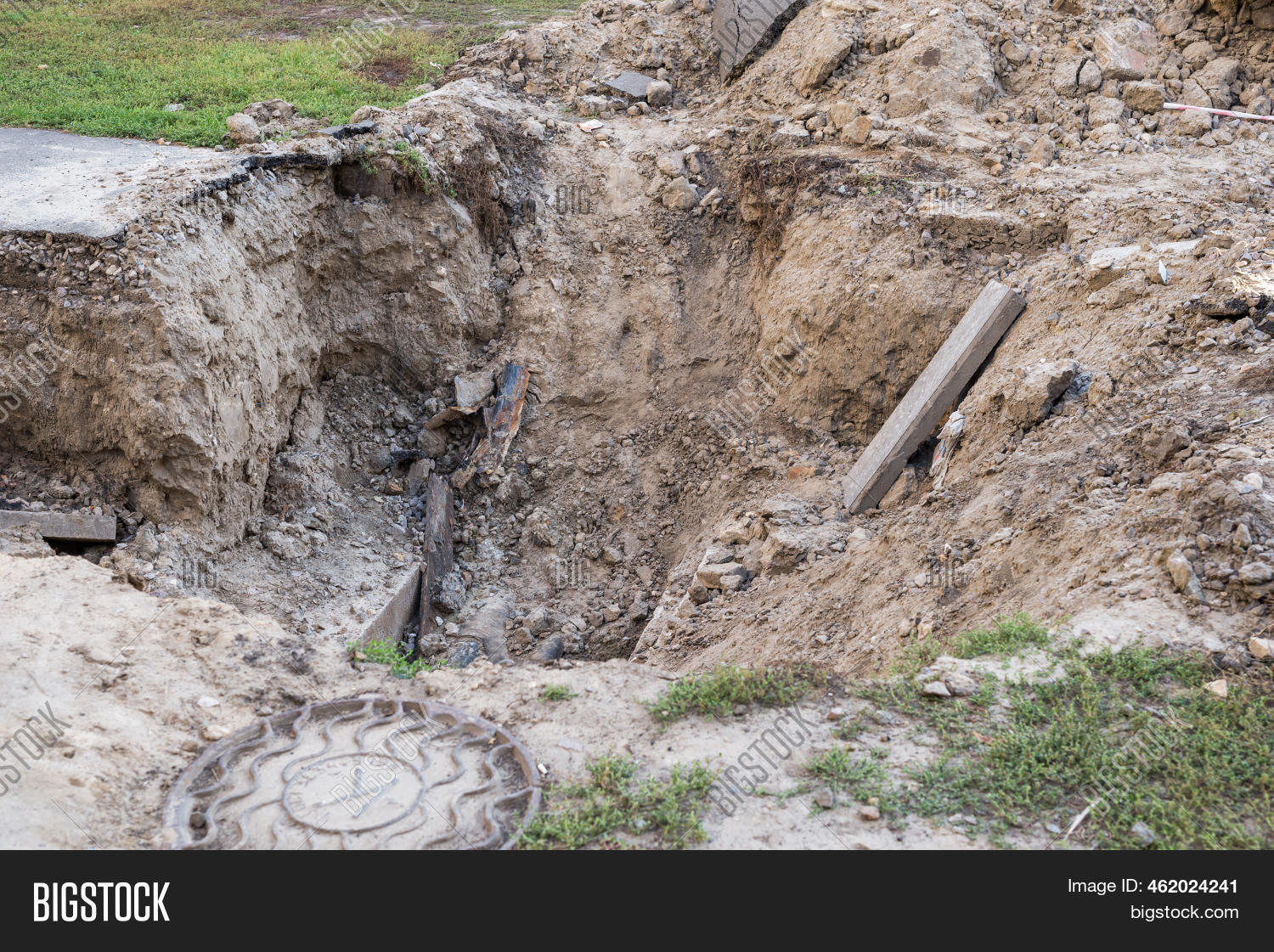 Laying Underground Image & Photo (Free Trial) | Bigstock