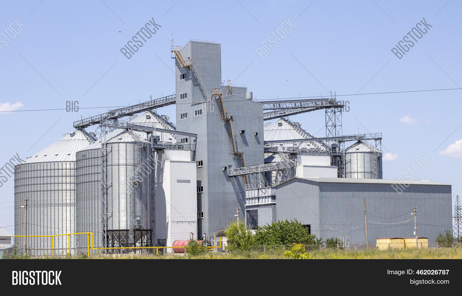Agricultural Silos. Image & Photo (Free Trial) | Bigstock