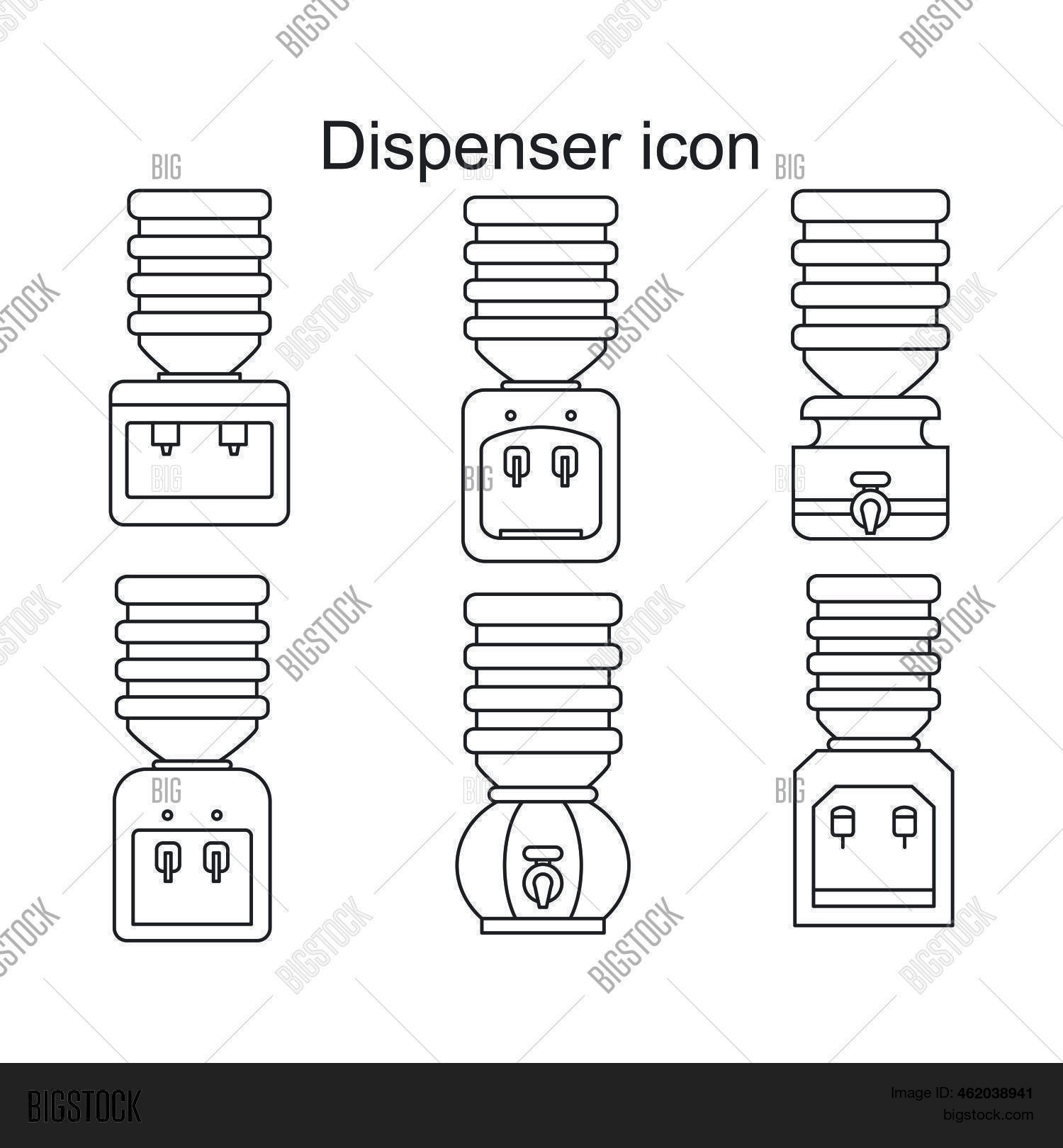 Dispenser Icon Vector & Photo (Free Trial) | Bigstock