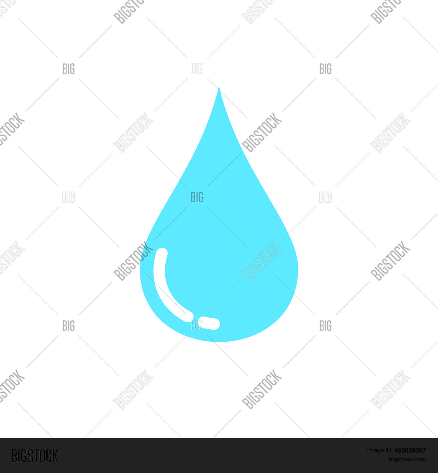 Drop Icon Template Vector & Photo (Free Trial) | Bigstock