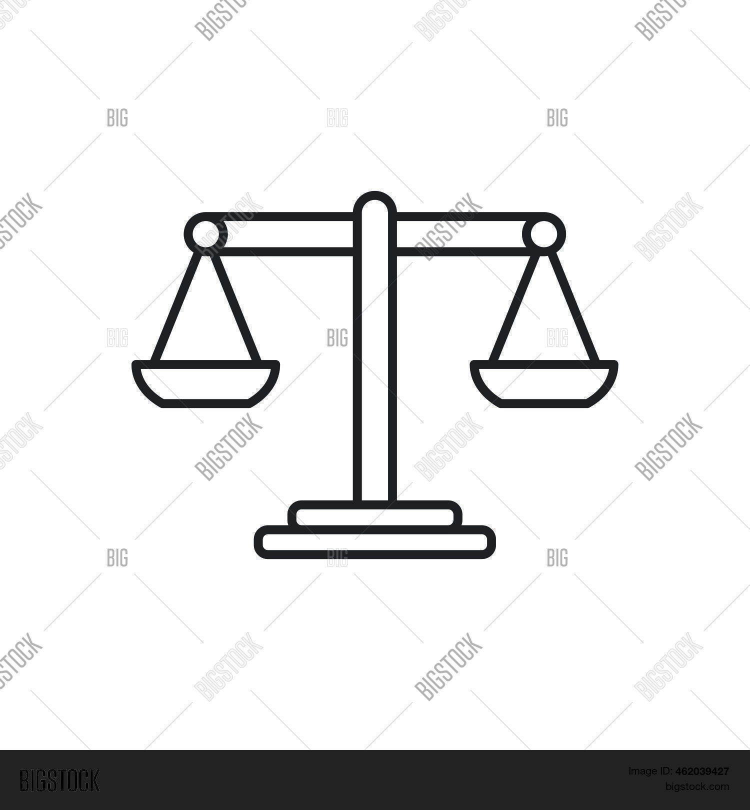 Scale Icon Template Vector & Photo (Free Trial) | Bigstock