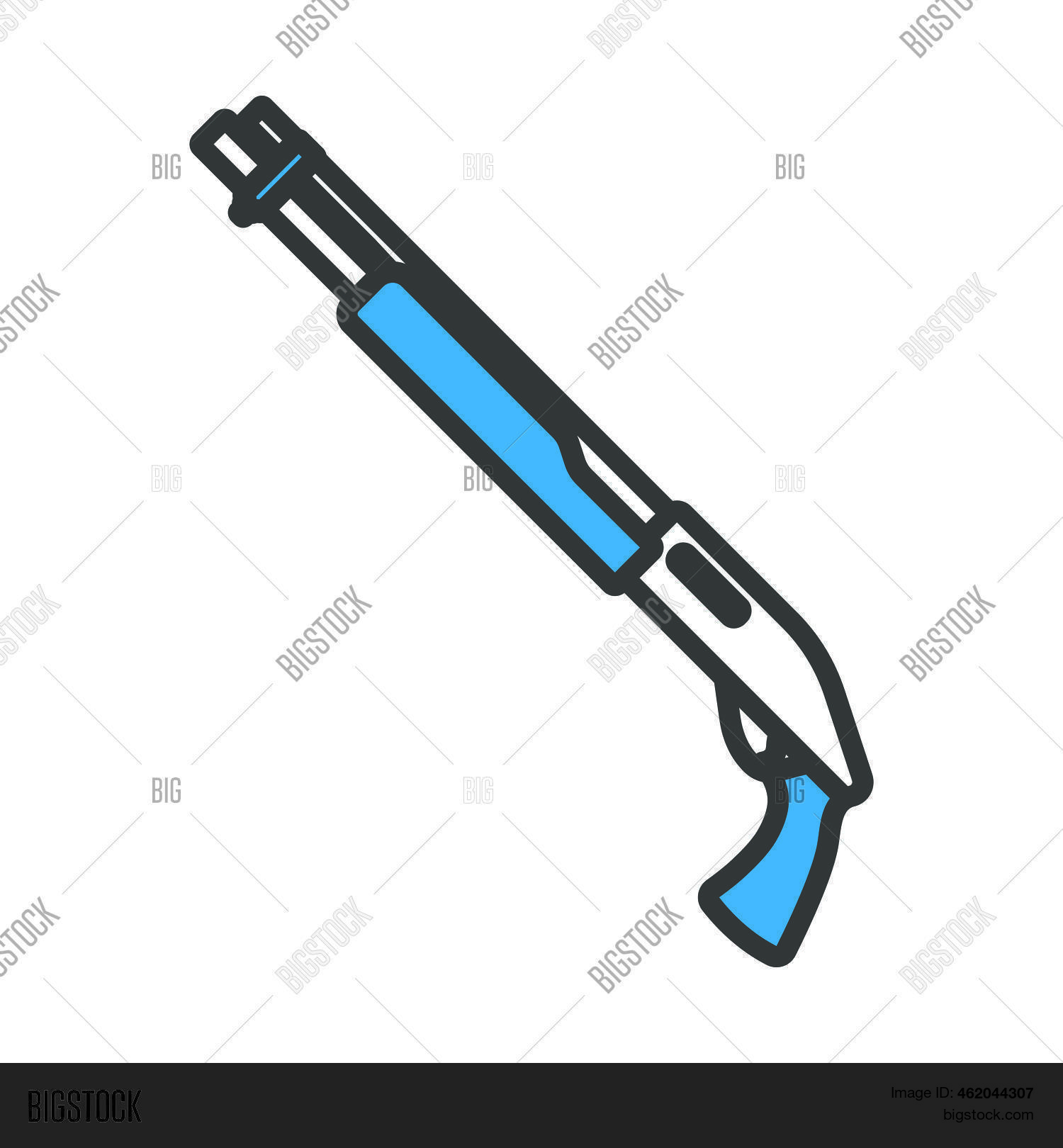 Pump-action Shotgun Vector & Photo (Free Trial) | Bigstock