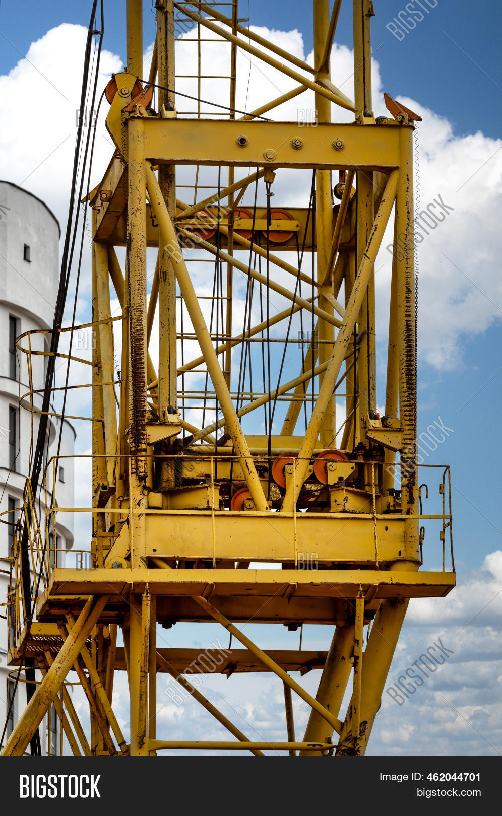 Large Tower Crane Image & Photo (Free Trial) | Bigstock