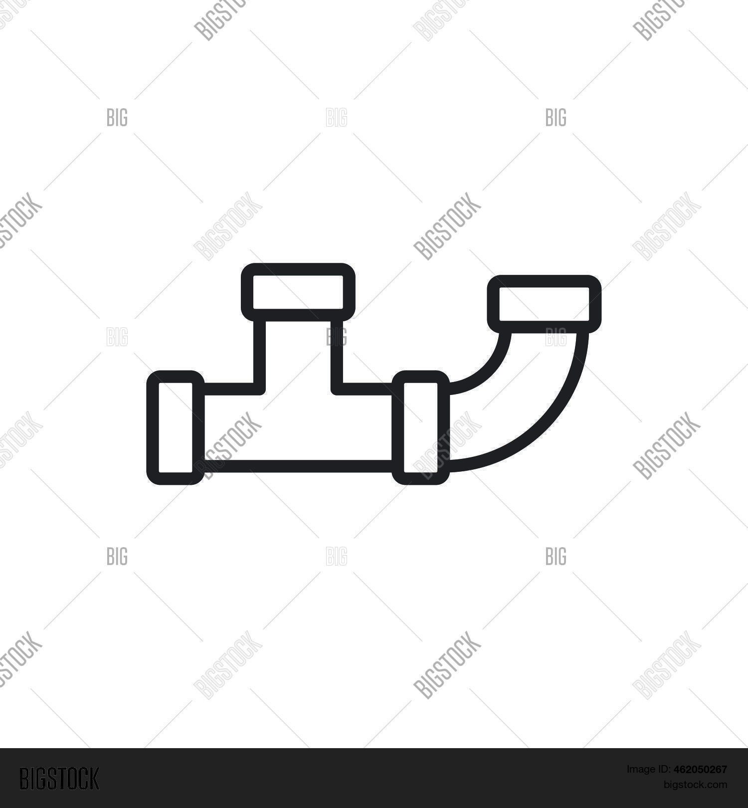 Pipeline Icon Vector & Photo (Free Trial) | Bigstock
