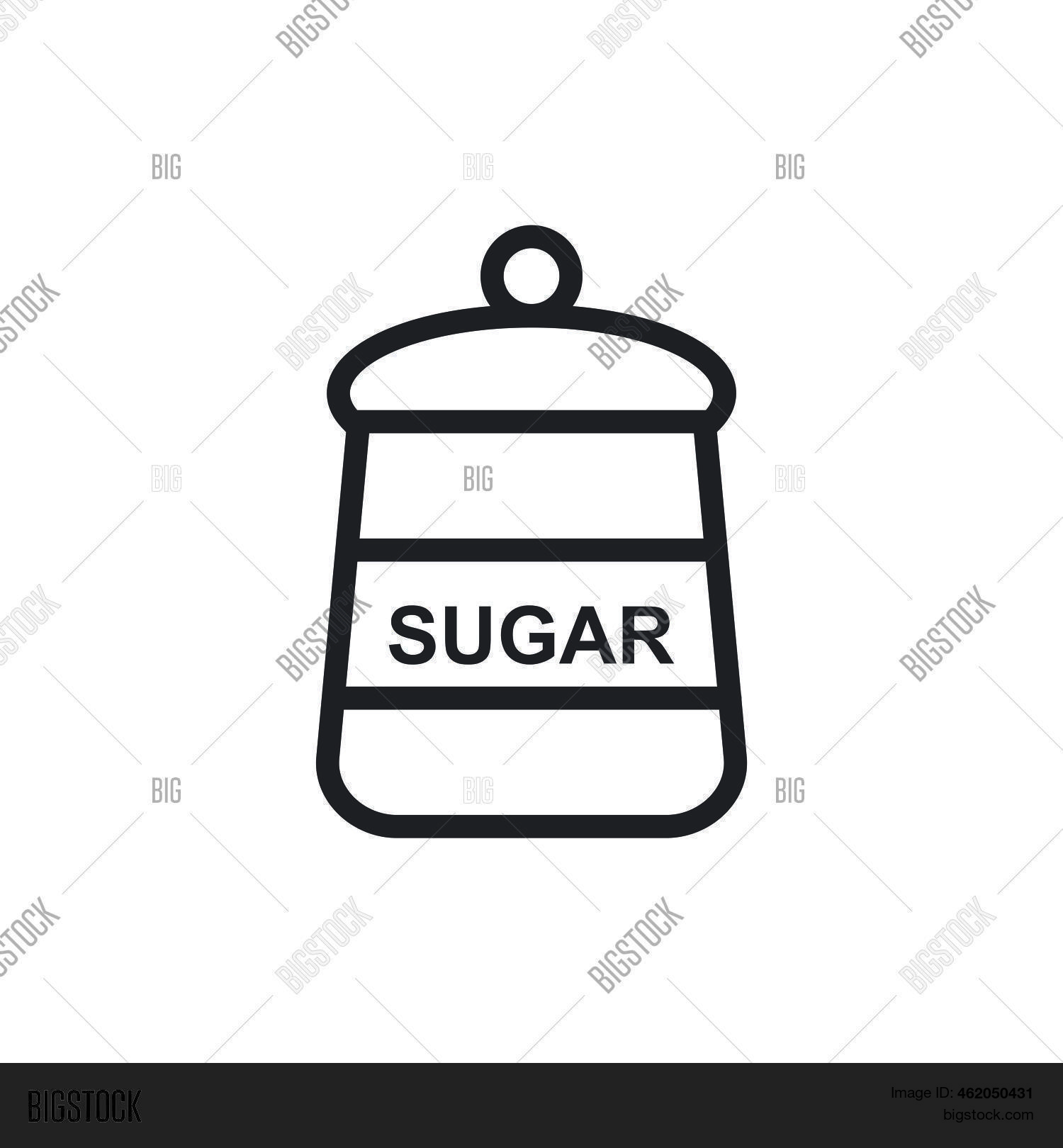 Sugar Icon Template Vector & Photo (Free Trial) | Bigstock