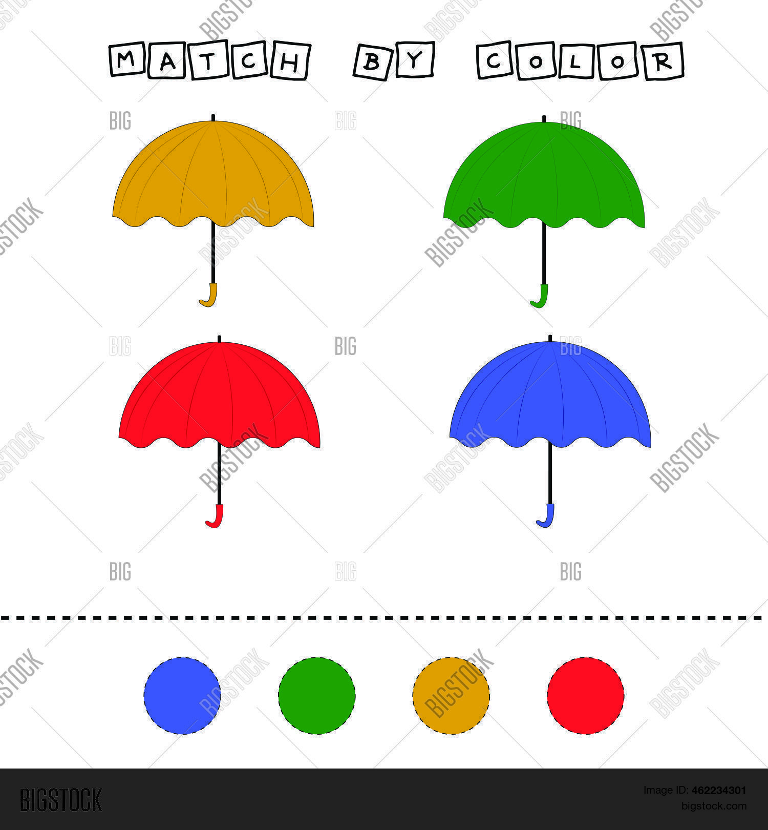 Match Umbrella Their Vector & Photo (Free Trial) | Bigstock