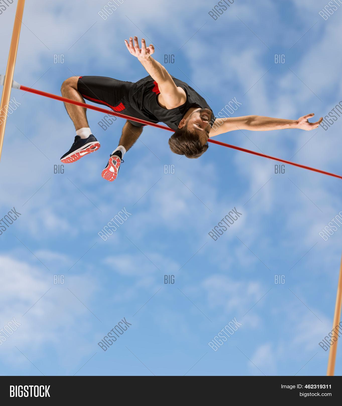 Man Action High Jump Image & Photo (Free Trial) | Bigstock