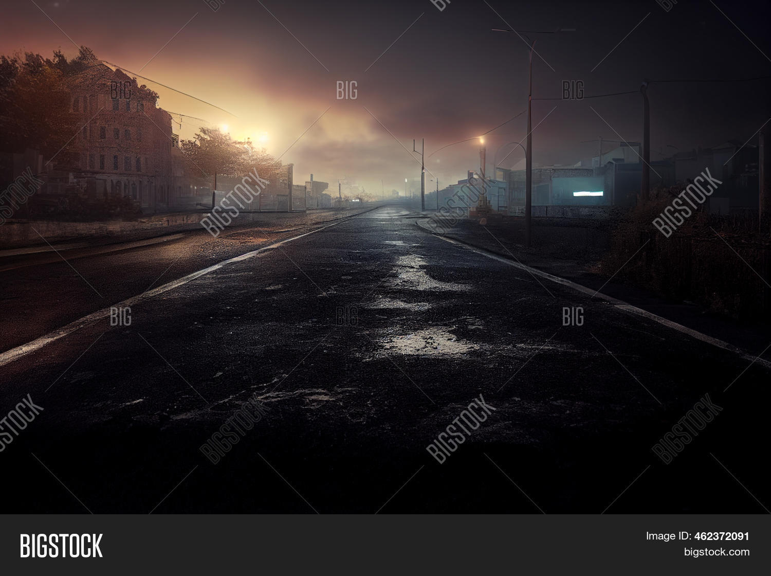 Black Asphalt Road Image & Photo (Free Trial) | Bigstock