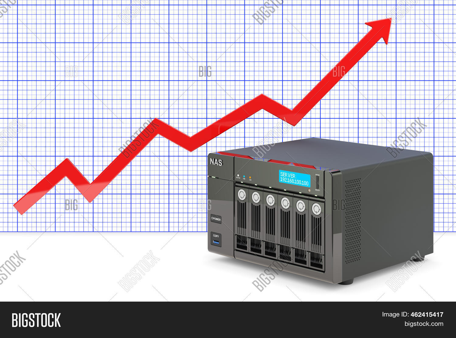 Nas Growing Chart. 3d Image & Photo (Free Trial) | Bigstock