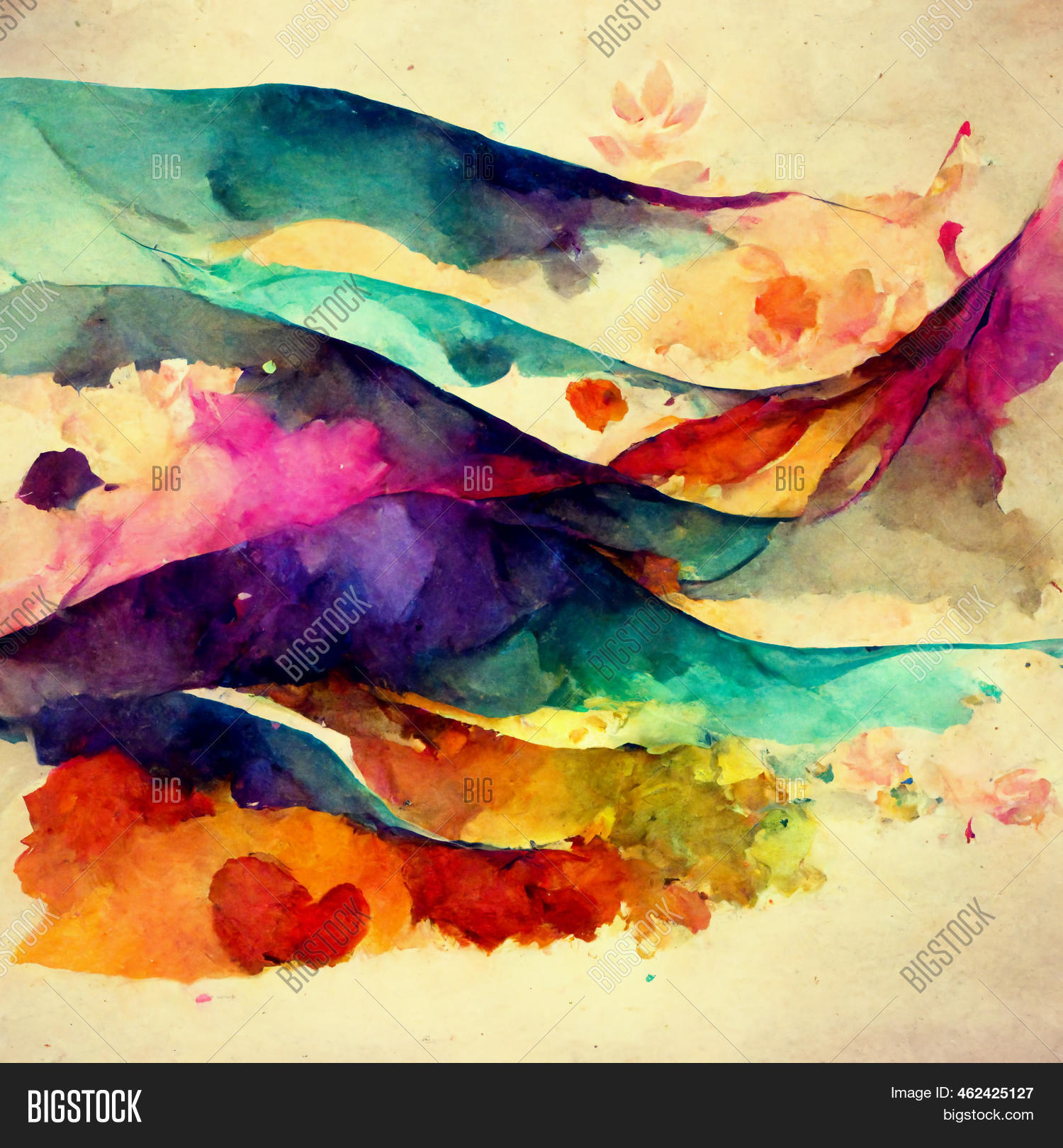 Colorful Watercolor Image & Photo (Free Trial) | Bigstock