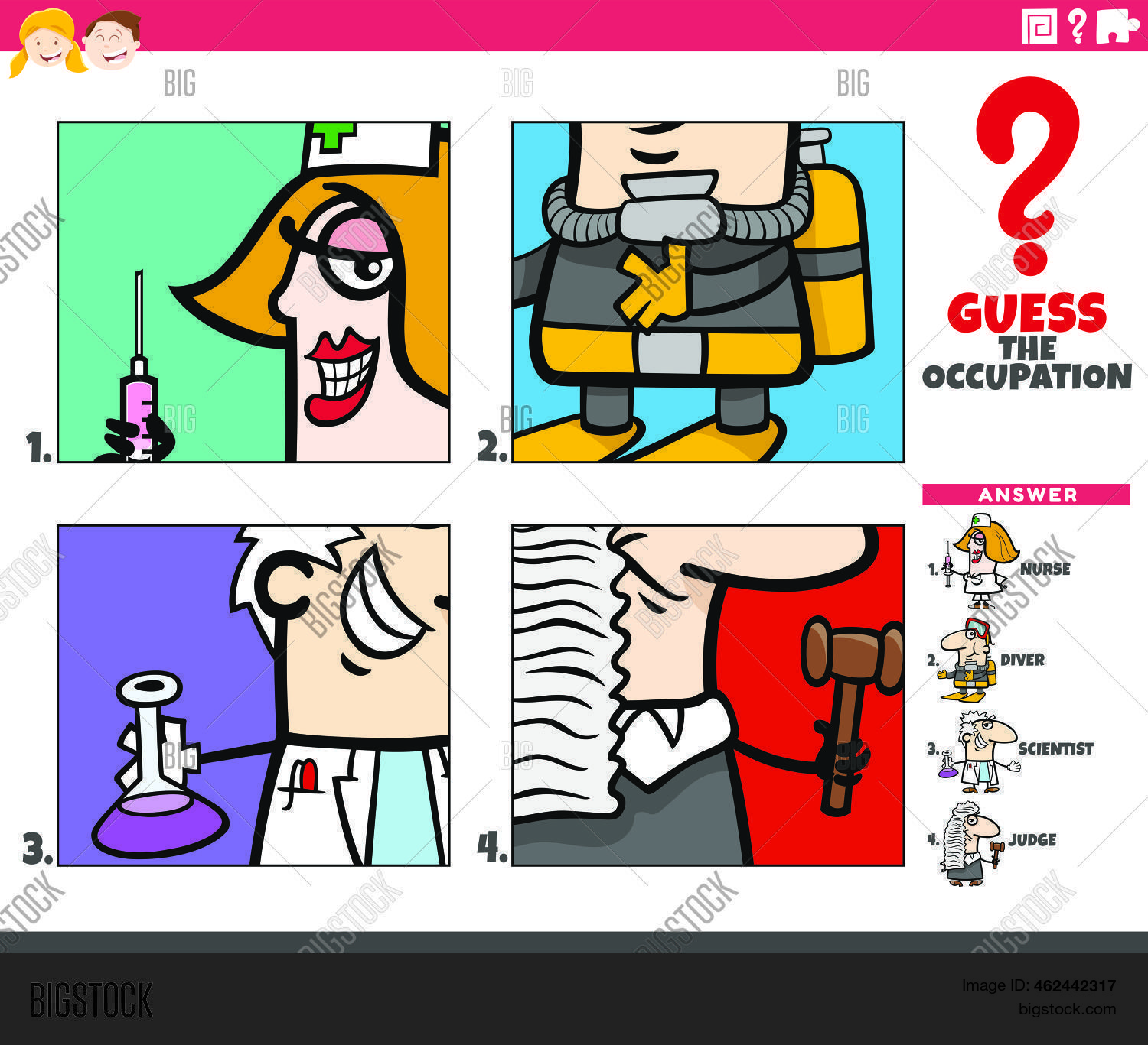 Cartoon Illustration Vector & Photo (Free Trial) | Bigstock