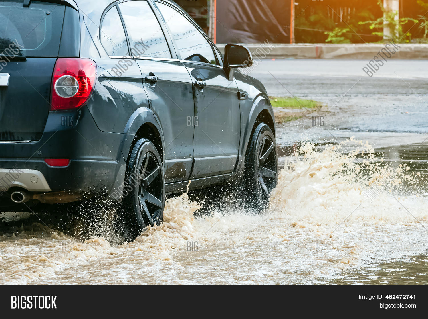 Car Passing Through Image & Photo (Free Trial) | Bigstock