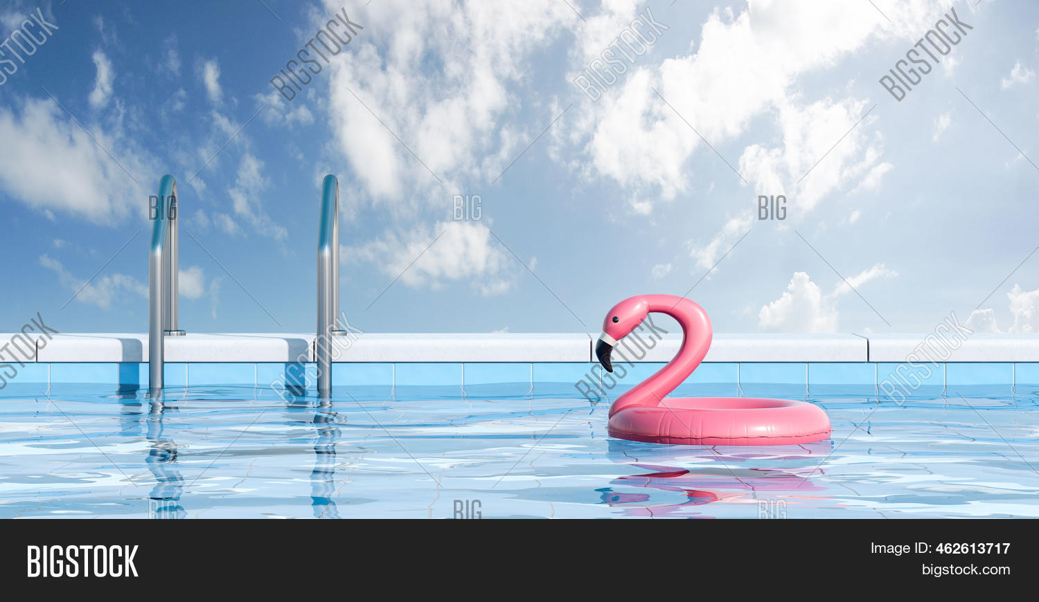 Flamingo Rubber Ring Image & Photo (Free Trial) | Bigstock