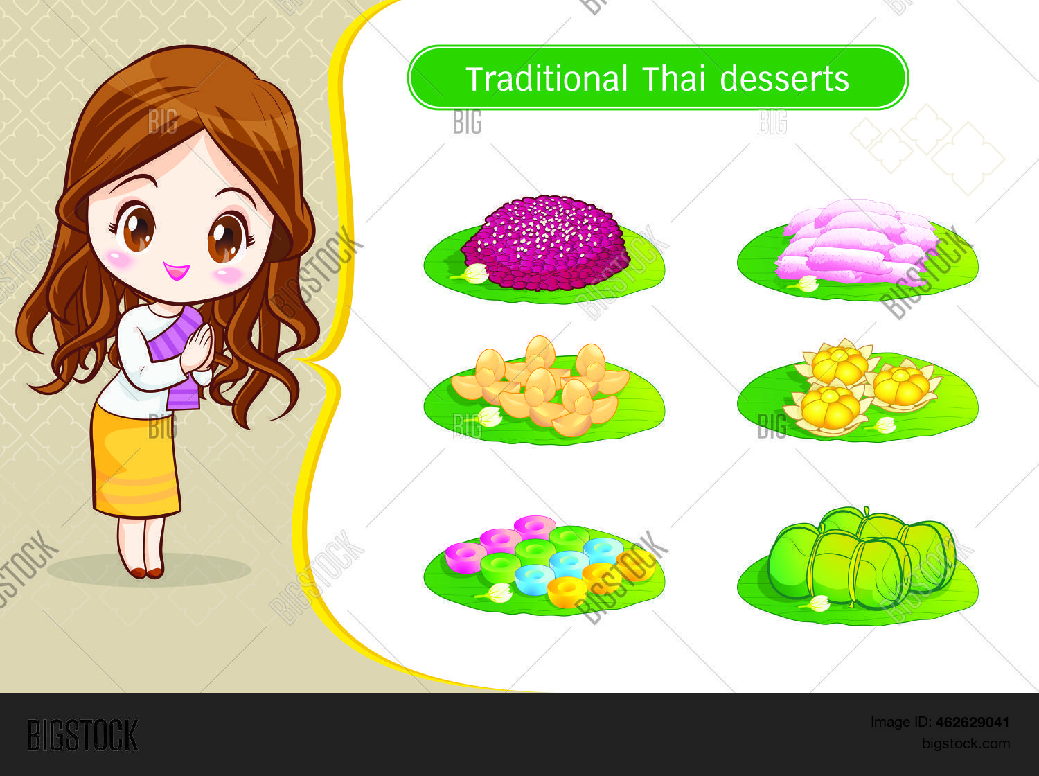 Thai Character Vector & Photo (Free Trial) | Bigstock
